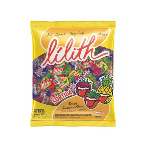 Bala Mastigável 500g Lilith Sortida - 1001 Festas - Produtos de Festa e ...