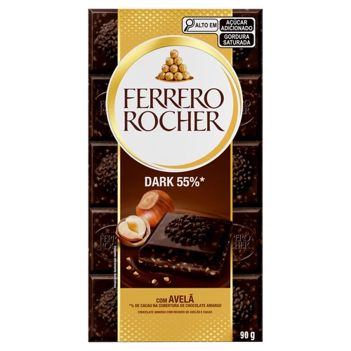 Chocolate Ferrero Rocher Dark 90g - 1001 Festas - Produtos de Festa e ...